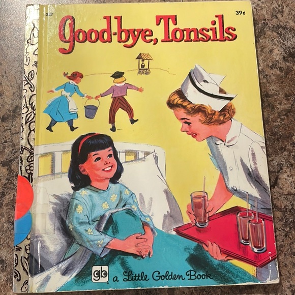 Little Golden Books | Other | Vintage Book Goodbye Tonsils | Poshmark